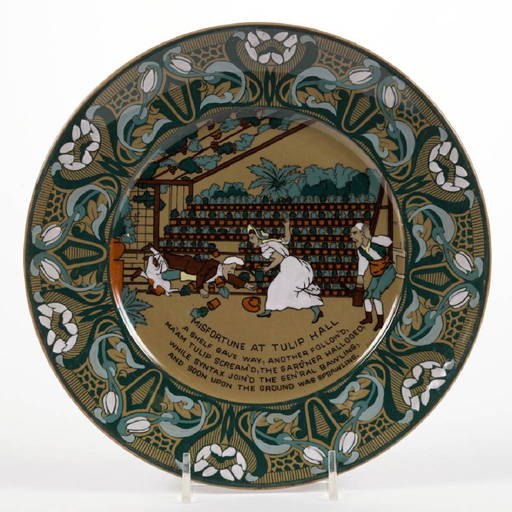 Buffalo Pottery Deldare Emerald Dr. Syntax Plate