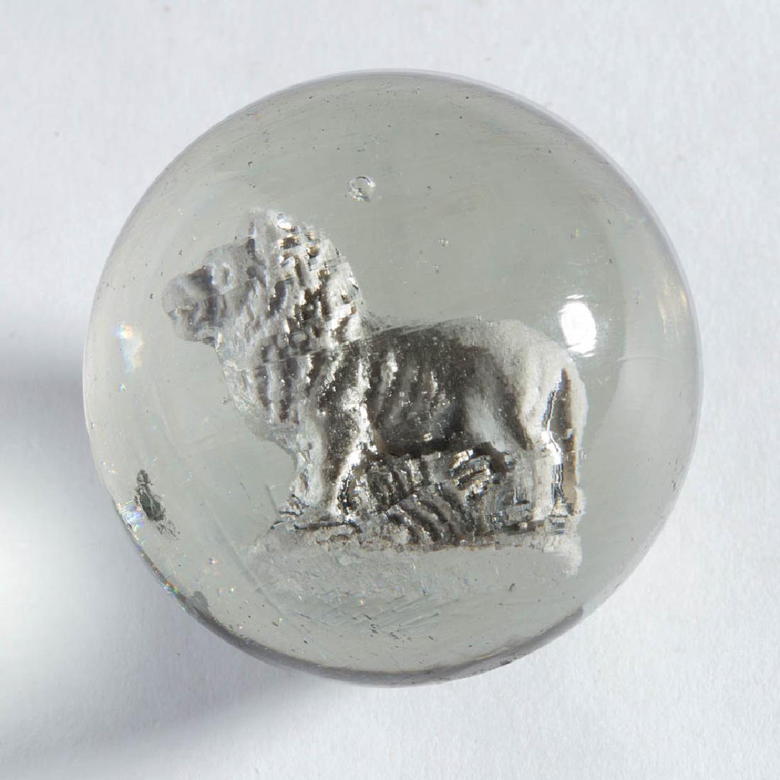 LION LARGE SULPHIDE MARBLE