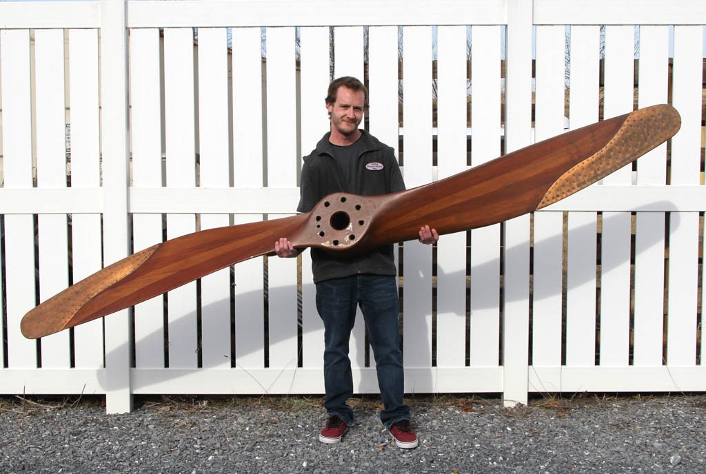 Vintage Wooden Airplane Propeller