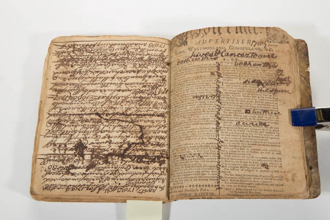 ENGLISH 18TH CENTURY MANUSCRIPT COPY BOOK