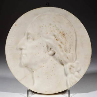 Carved Plaque Of George Washington