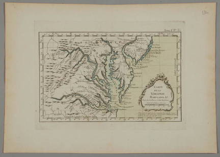 Jacques Nicolas Bellin (1703 1772), After Map Of Great Lakes 1770
