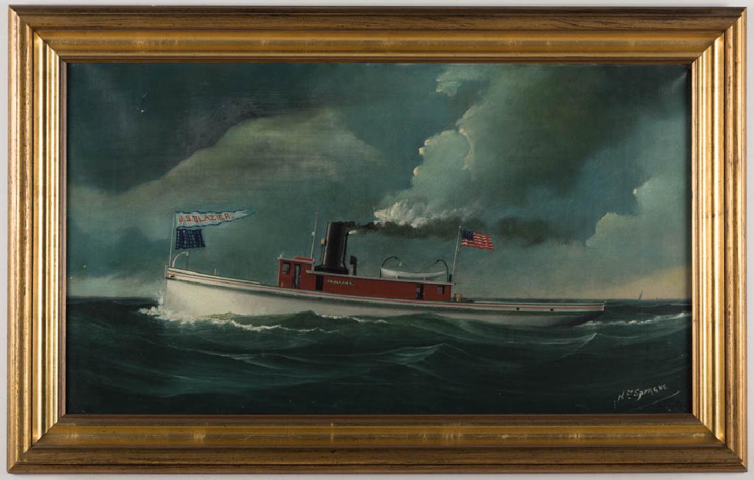 HOWARD FREEMAN SPRAGUE (AMERICAN, 1871-1899) PAINTING