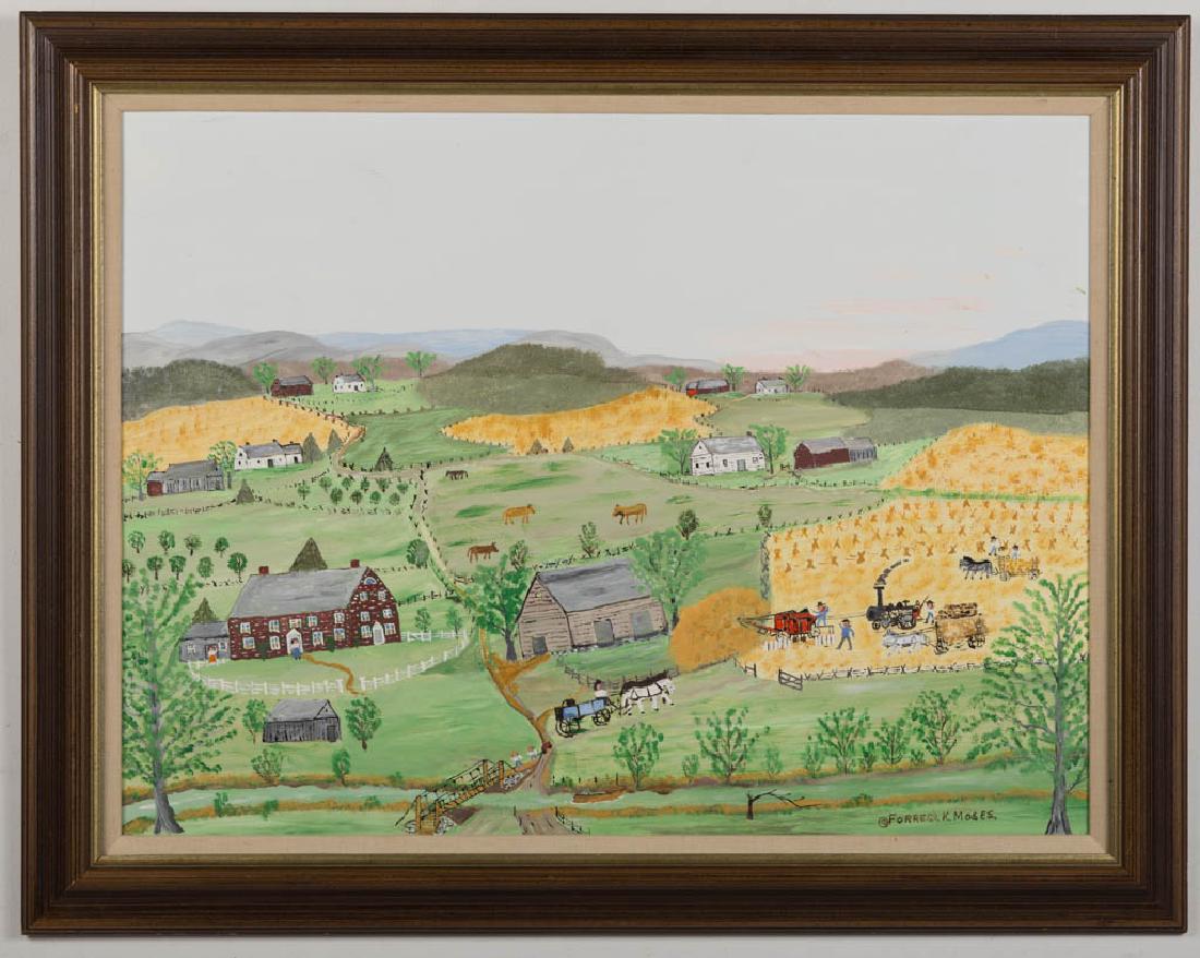 Forrest King Moses (american, 1893 1974) Folk Art