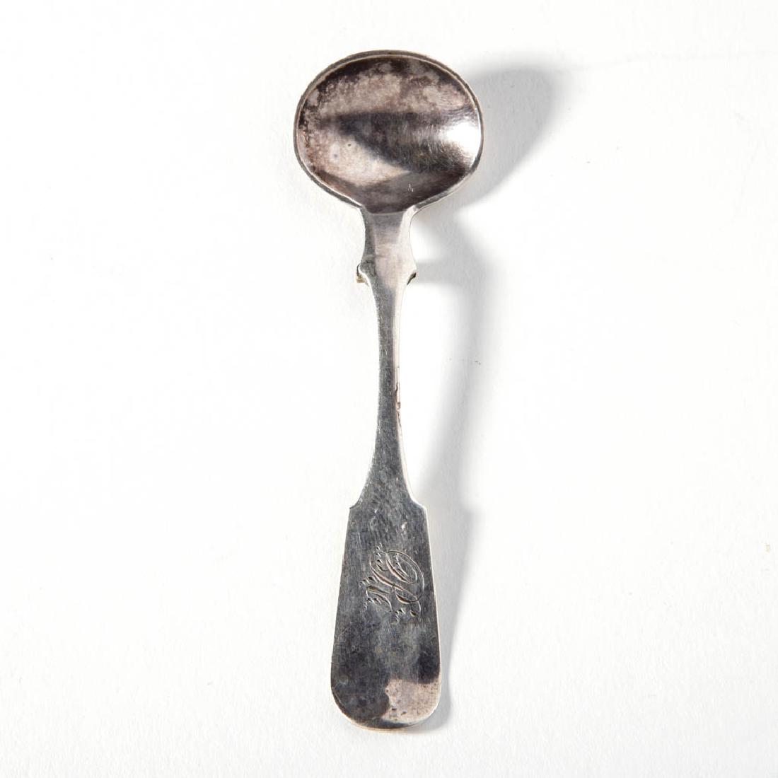 LOUISVILLE, KENTUCKY COIN SILVER SALT SPOON