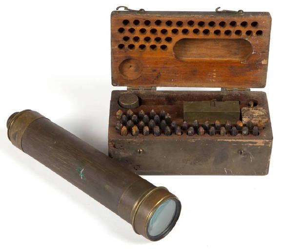 World War I / Ww1 Metal Marking Outfit