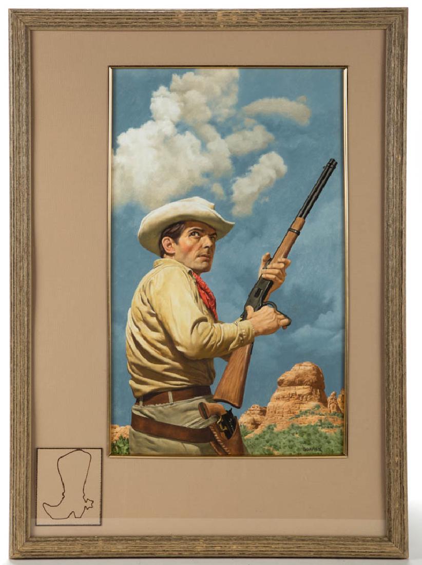 STANLEY BORACK (AMERICAN, 1927-1993) PAINTING OF A