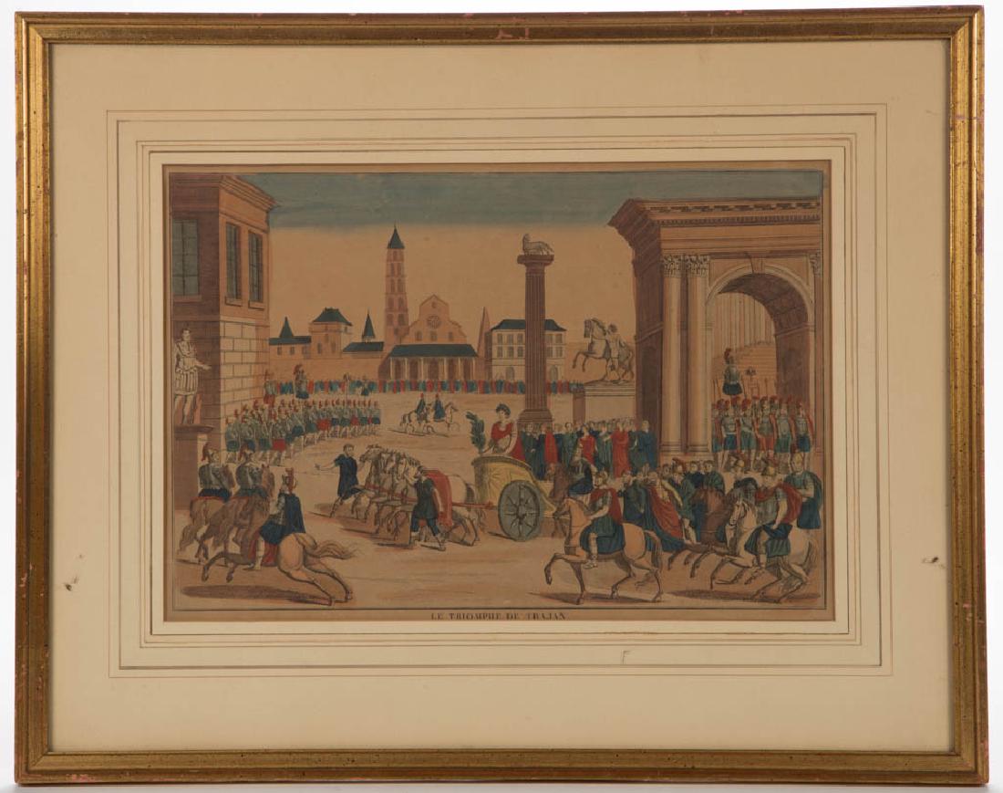 EUROPEAN HISTORICAL PRINTS, LOT OF TWO