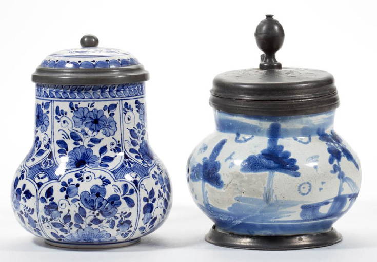 Delft Tin Glazed Ceramic Stein