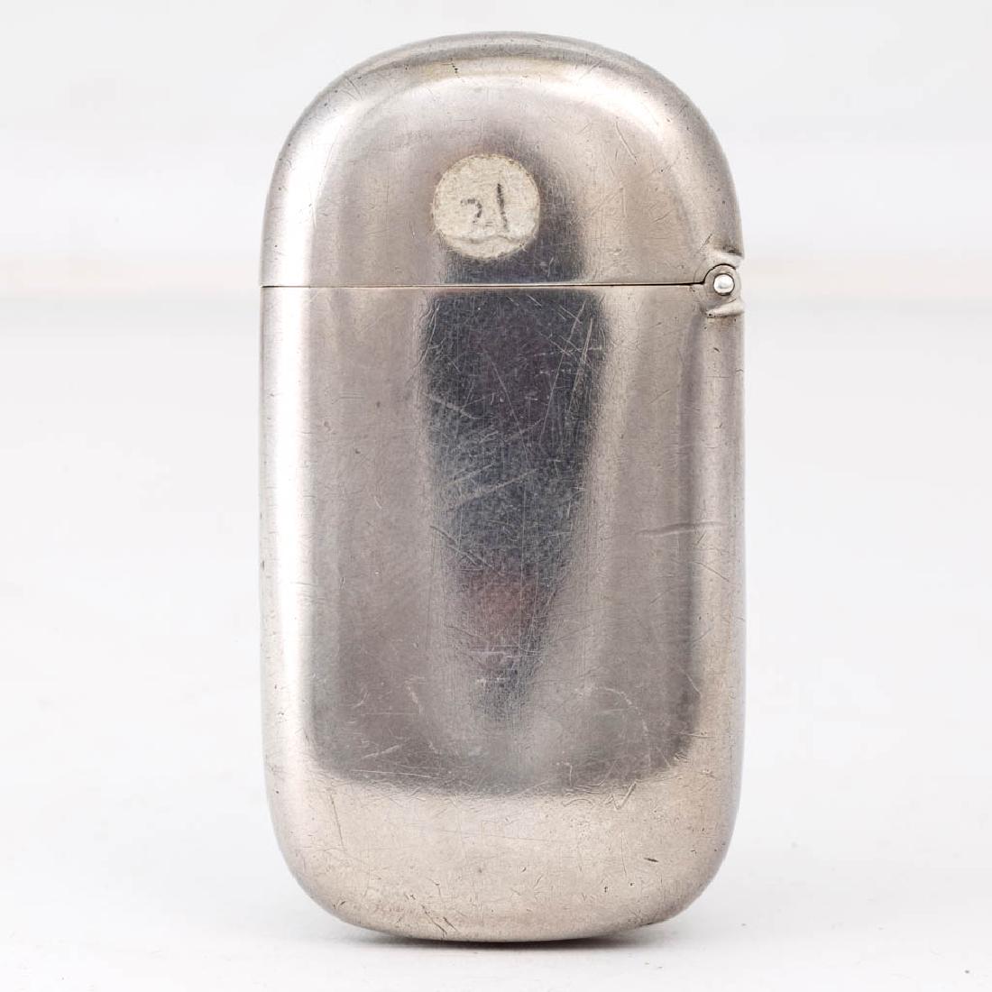 AMERICAN STERLING SILVER AND ENAMEL MATCH SAFE