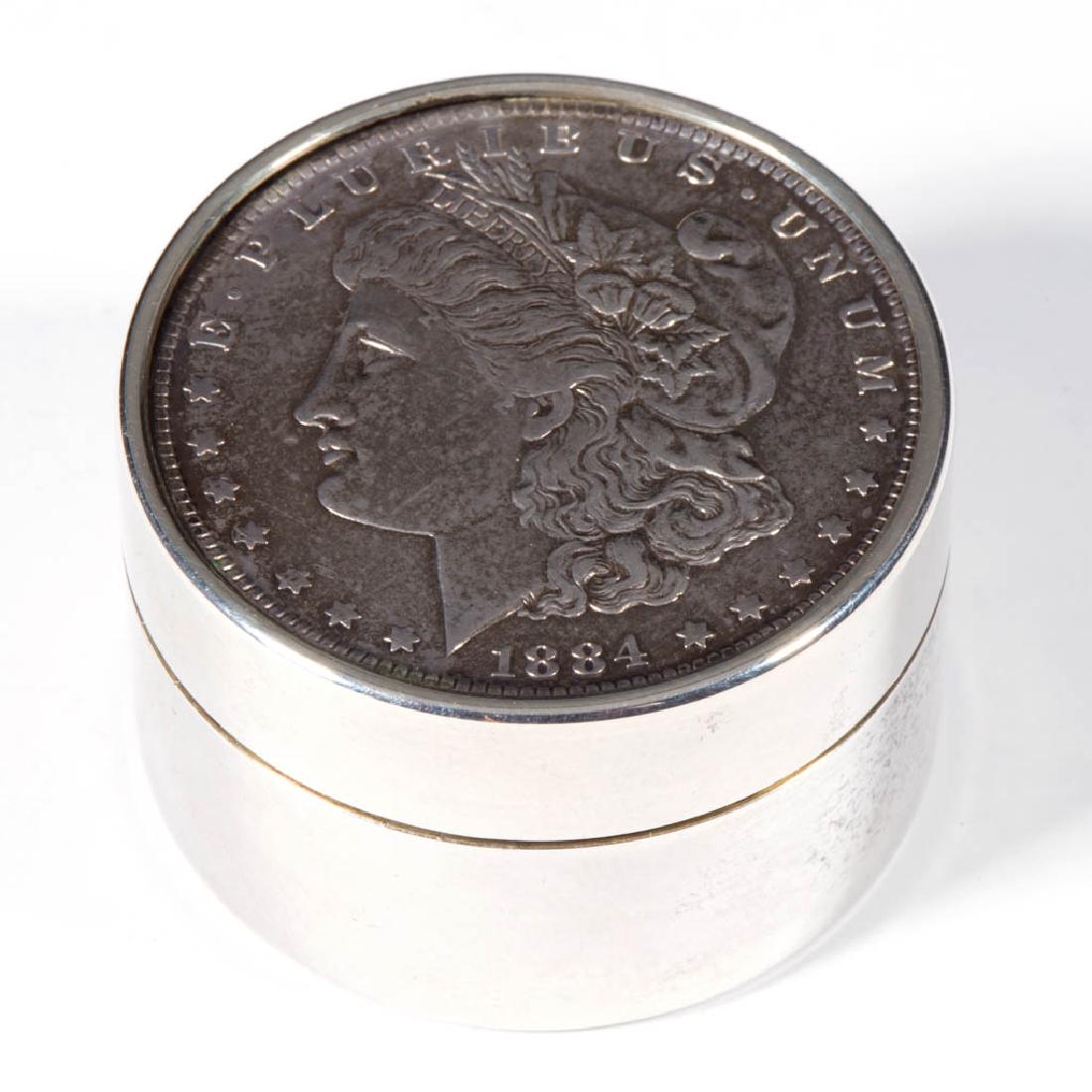 TIFFANY & CO. STERLING SILVER PILL BOX