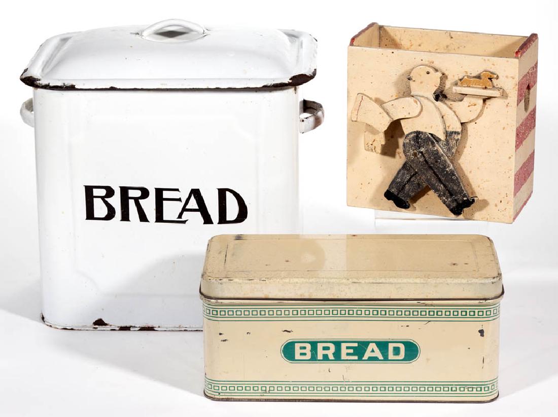 PORCELAIN / ENAMEL BREAD BOX WITH COVER - Jun 21, 2019 | Jeffrey S ...