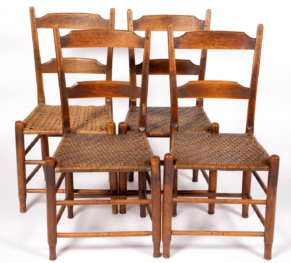WEST VIRGINIA SPLIT-BOTTOM SIDE CHAIRS, SET OF FOUR - Jun 22, 2019 ...