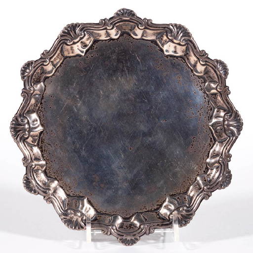 Richard Rugg I Georgian London Sterling Silver Salver
