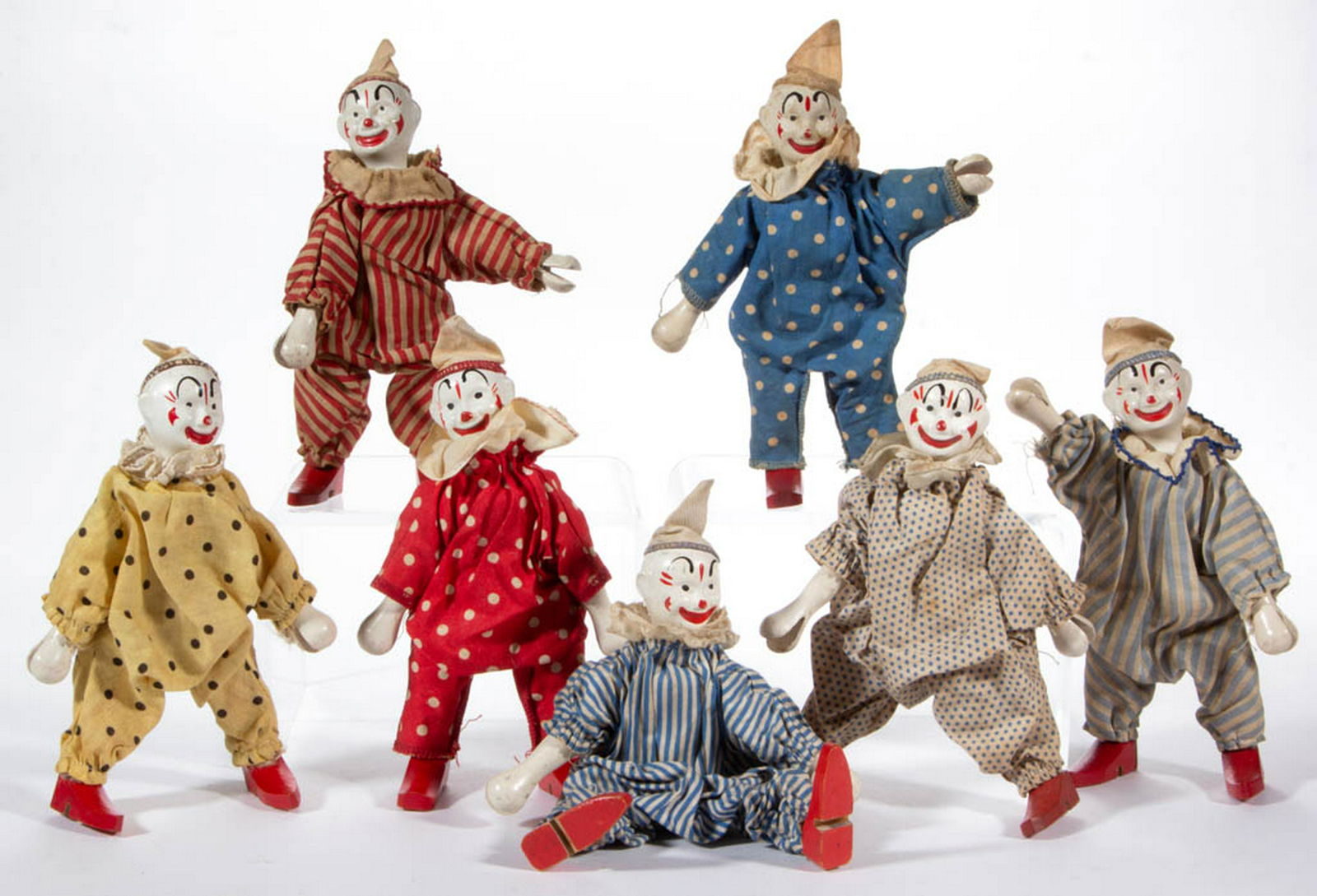 DELAVAN / HUMPTY DUMPTY CIRCUS TOY CLOWNS, LOT OF SEVEN - Aug 24, 2019 ...