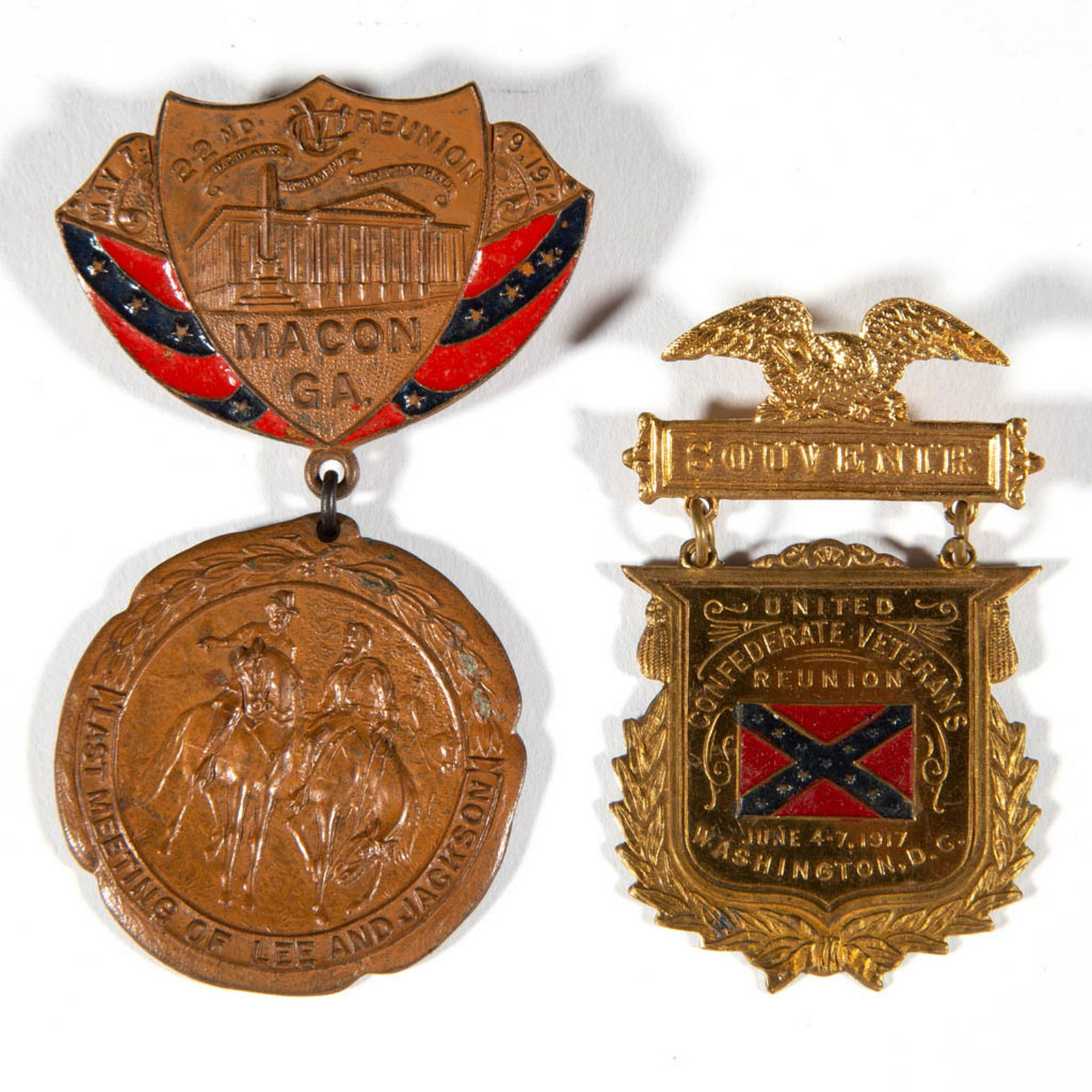 CIVIL WAR UCV REUNION BADGES, LOT OF TWO - Aug 24, 2019 | Jeffrey S ...