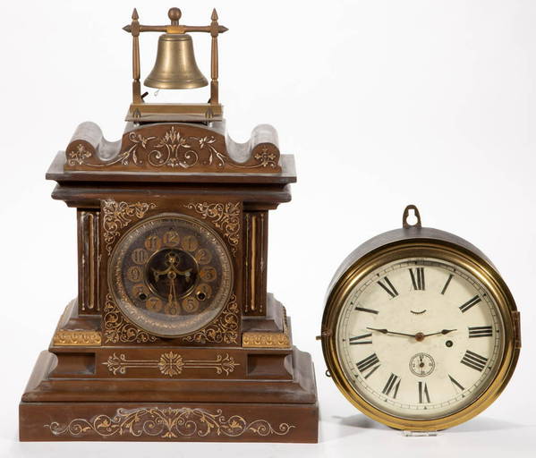 Assorted Clocks, Lot Of Two