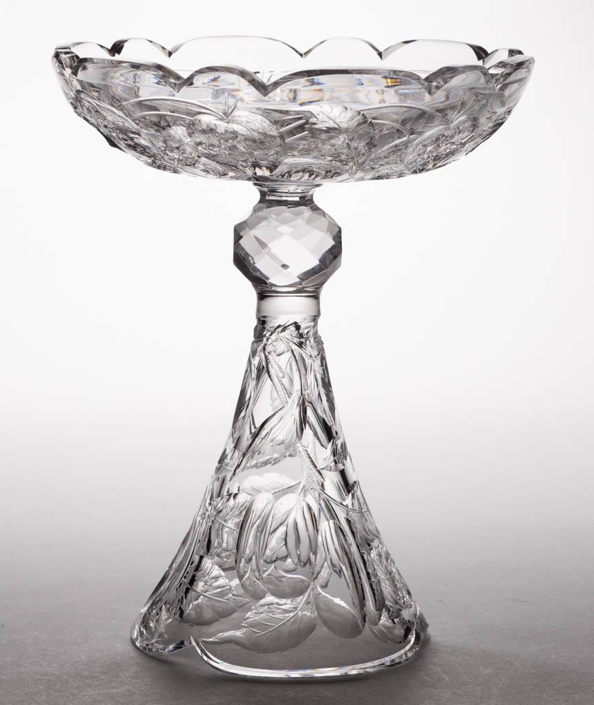 AMERICAN STRAWBERRY / FRUITS INTAGLIO CUT GLASS COMPOTE - Oct 19, 2019 ...