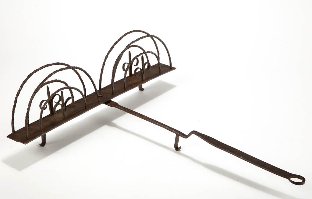 WROUGHT-IRON HEARTH ROTATING TOASTER - Nov 16, 2019 | Jeffrey S. Evans ...