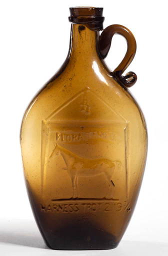 Gxiii 24 Flora Temple Pictorial Handled Flask