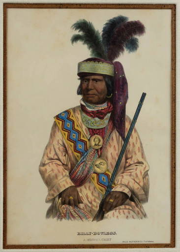 Mckenney & Hall Native American Portrait Print