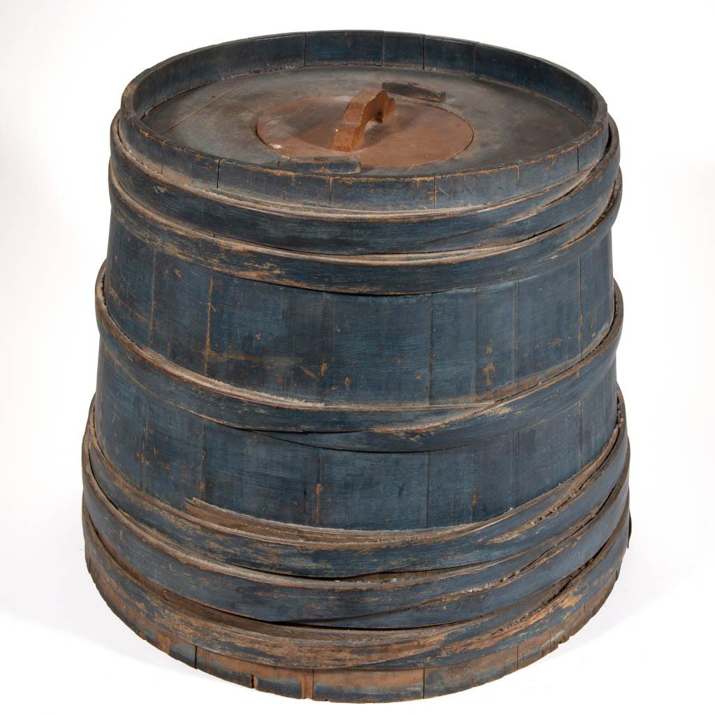 AMERICAN COUNTRY PAINTED TREEN STORAGE BARREL WITH - Feb 29, 2020 ...