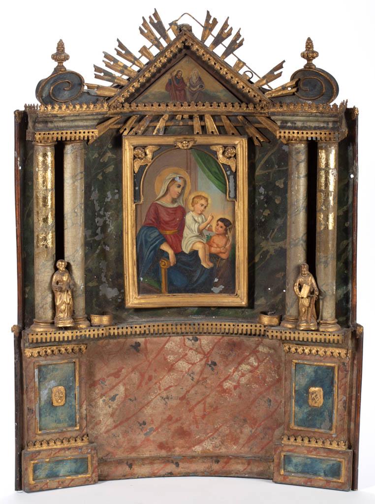 CONTINENTAL PAINTED METAL ICON / ALTAR PIECE - Apr 25, 2020 | Jeffrey S ...
