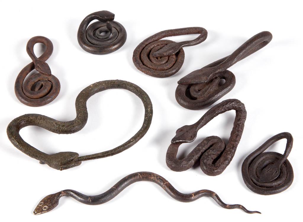 ASSORTED WROUGHT-IRON SNAKE FIGURES, LOT OF SEVEN - Jun 26, 2020 ...