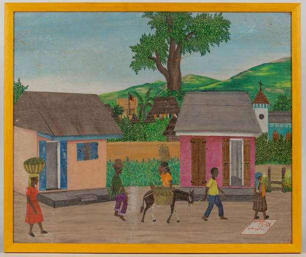 Henri Claude Obin (haitian, 1949 2000) Outsider Art
