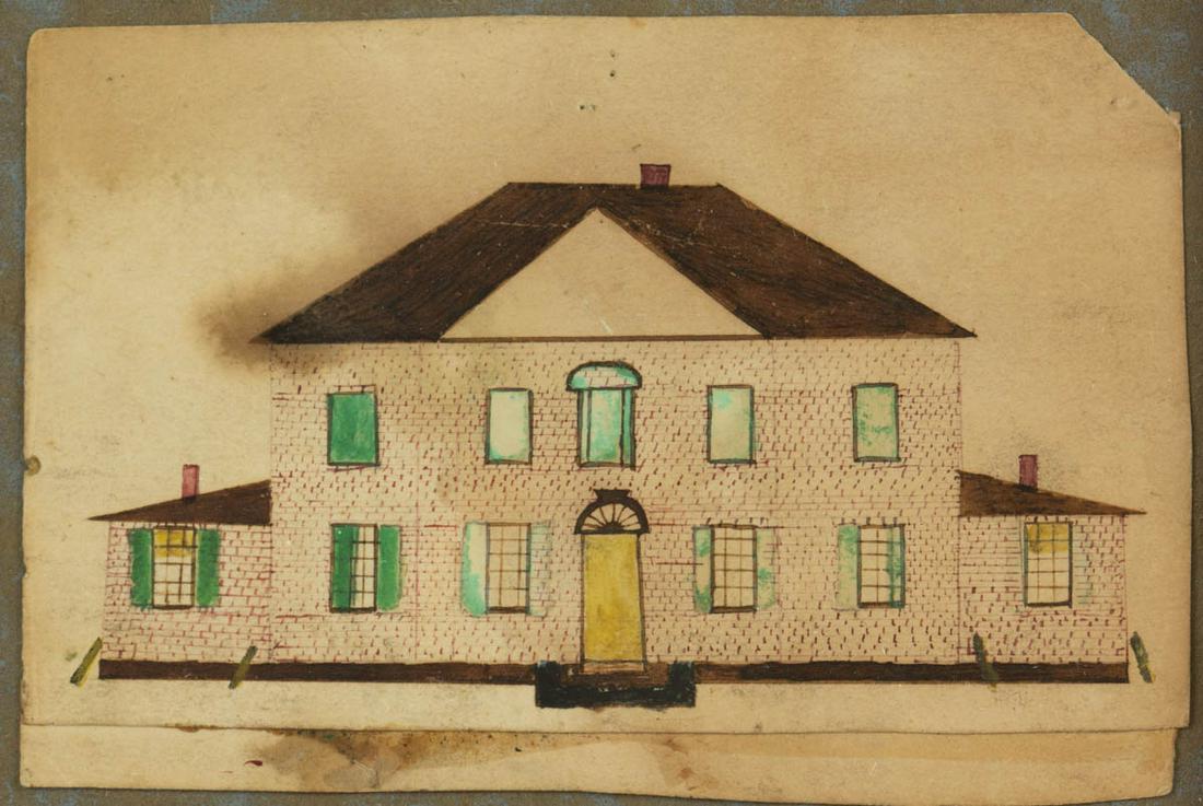 AMERICAN SCHOOL (19TH CENTURY) FOLK ART DRAWING - Aug 29, 2020 ...