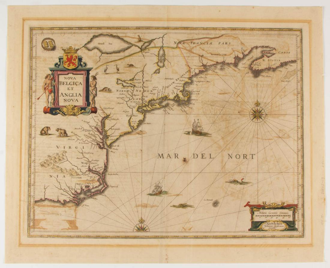 JOHANNES JANSSONIUS (DUTCH, 1588-1664) COLONIAL MAP OF - Nov 14, 2020 ...