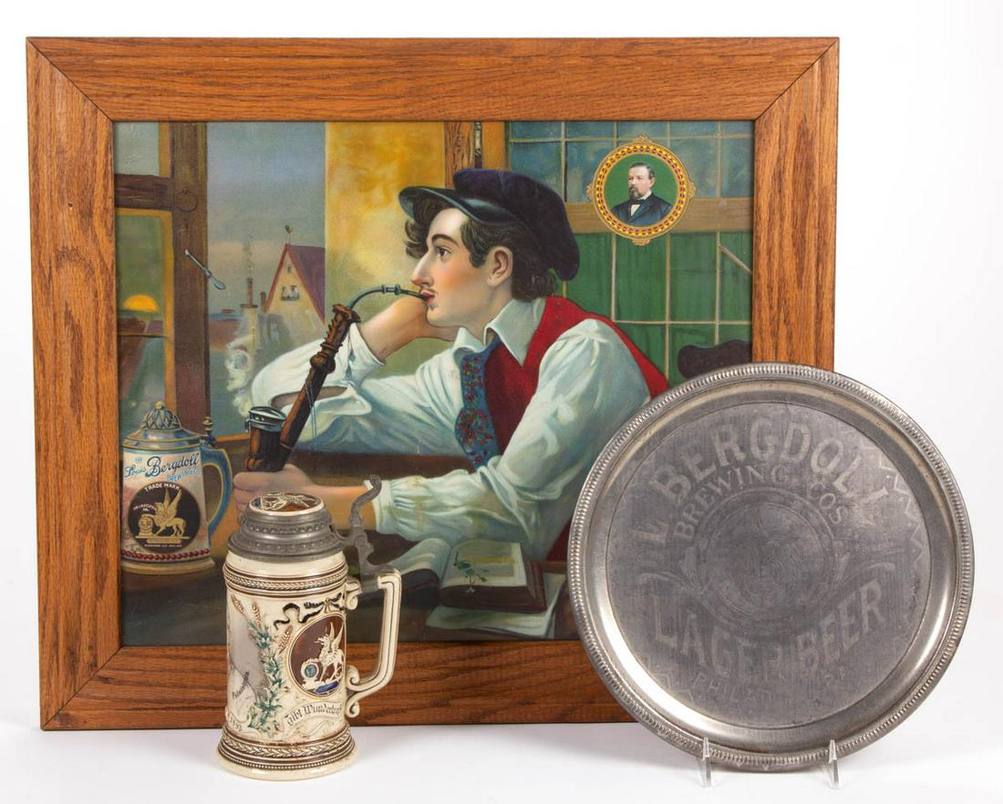 Antique Pre Prohibition Bergdoll Brewing Co.