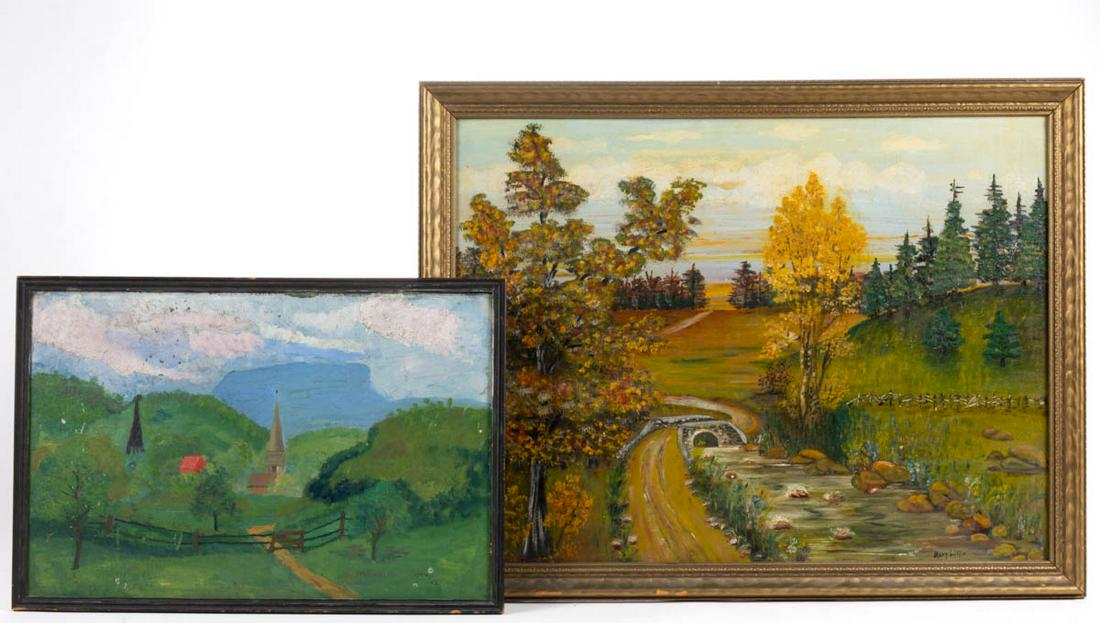 Shenandoah Valley Of Virginia Folk Art Landscape