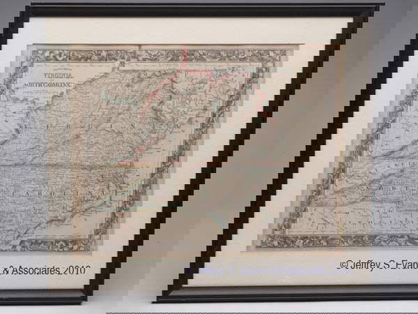 1860 Virginia And Maryland Map