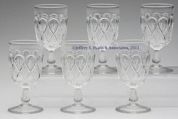 Maryland / Inverted Loops Set Of Six Goblets