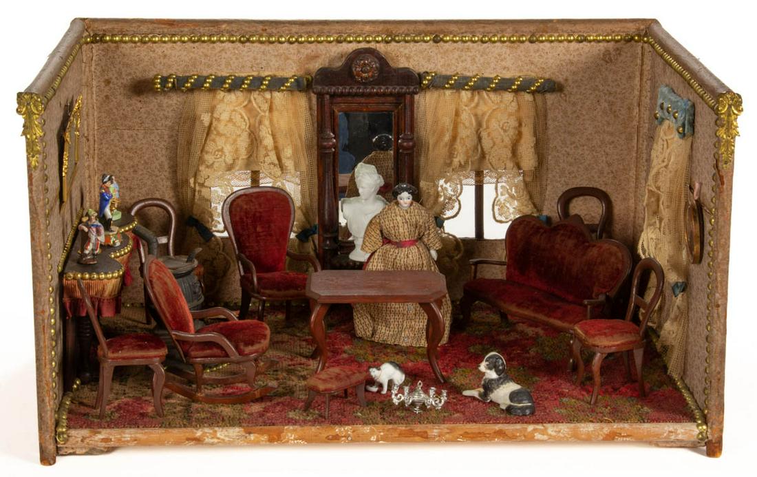 Victorian Parlor Diorama