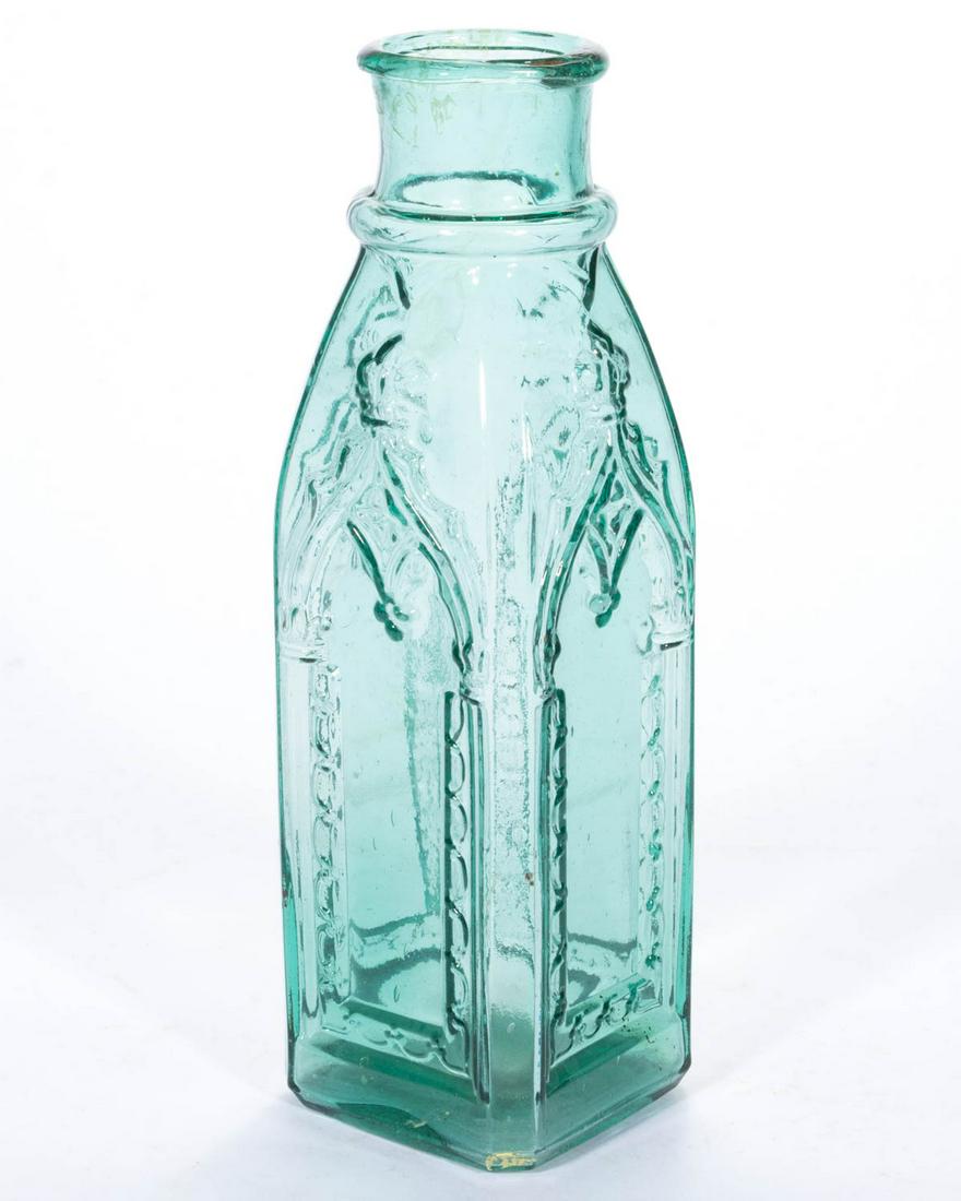 Blown Molded Cathedral / Gothic Pickle Jar
