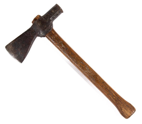 FRONTIERSMAN / NATIVE AMERICAN HAMMER POLL TOMAHAWK / AXE (#2051) on ...