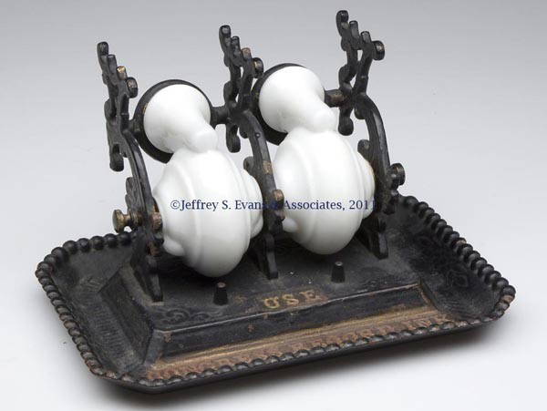 Double Snail Inkstand