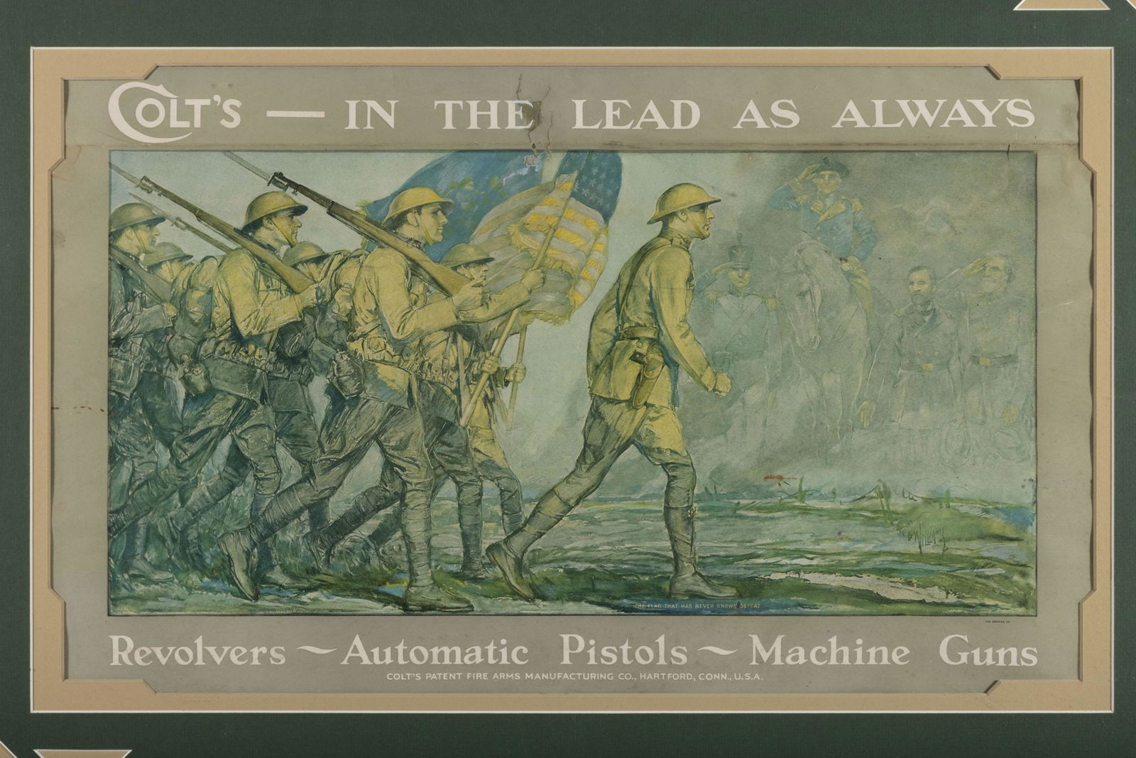 Colt Firearms Advertising Poster,