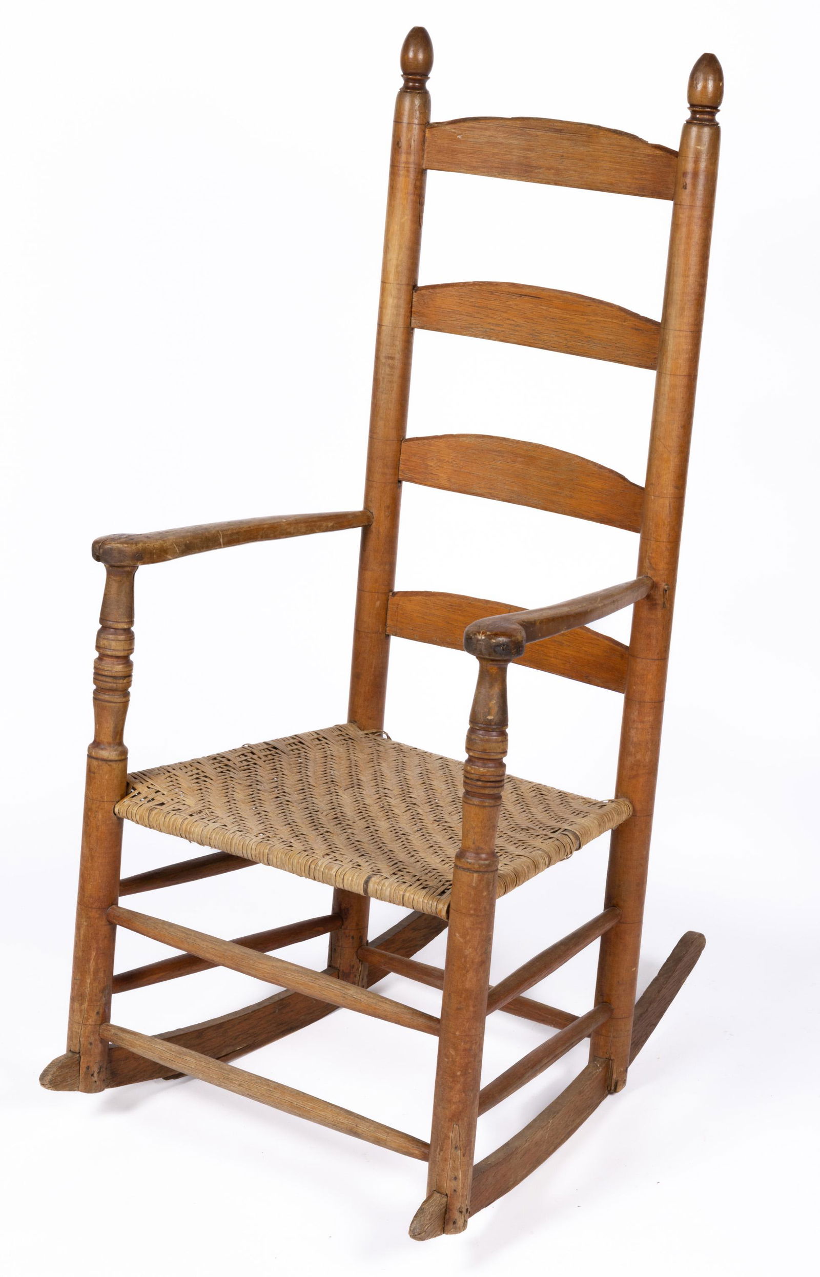 Piedmont North Carolina Ladderback Rocking Chair,