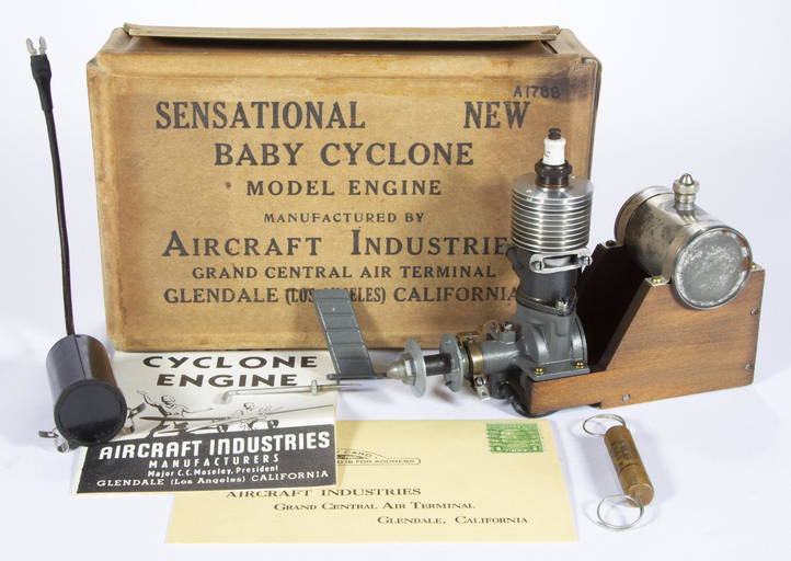 Aircraft Industries "baby Cyclone" Model A 1936 Model Airplane Engine,