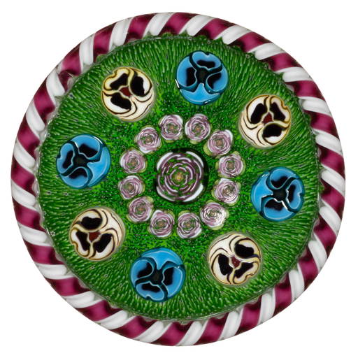 Parabelle Clichy Rose And Pansy Artist Proof Concentric Piedouche ...