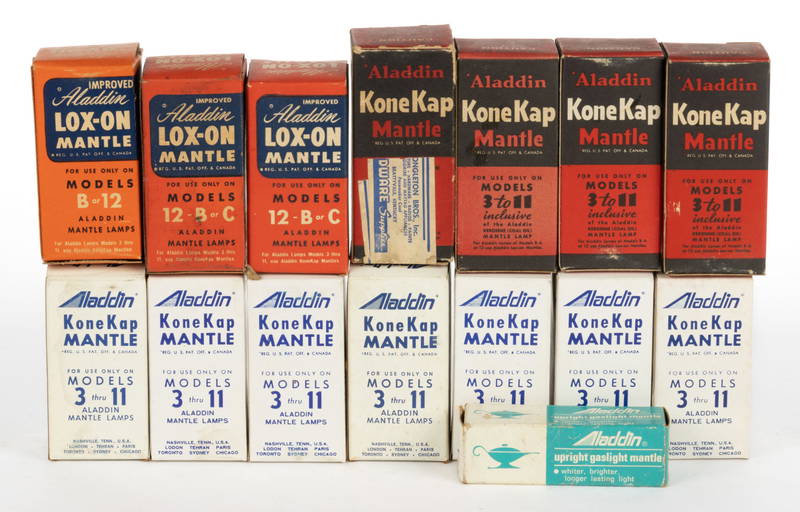 Aladdin Kerosene Lamp Mantles, Lot Of 15