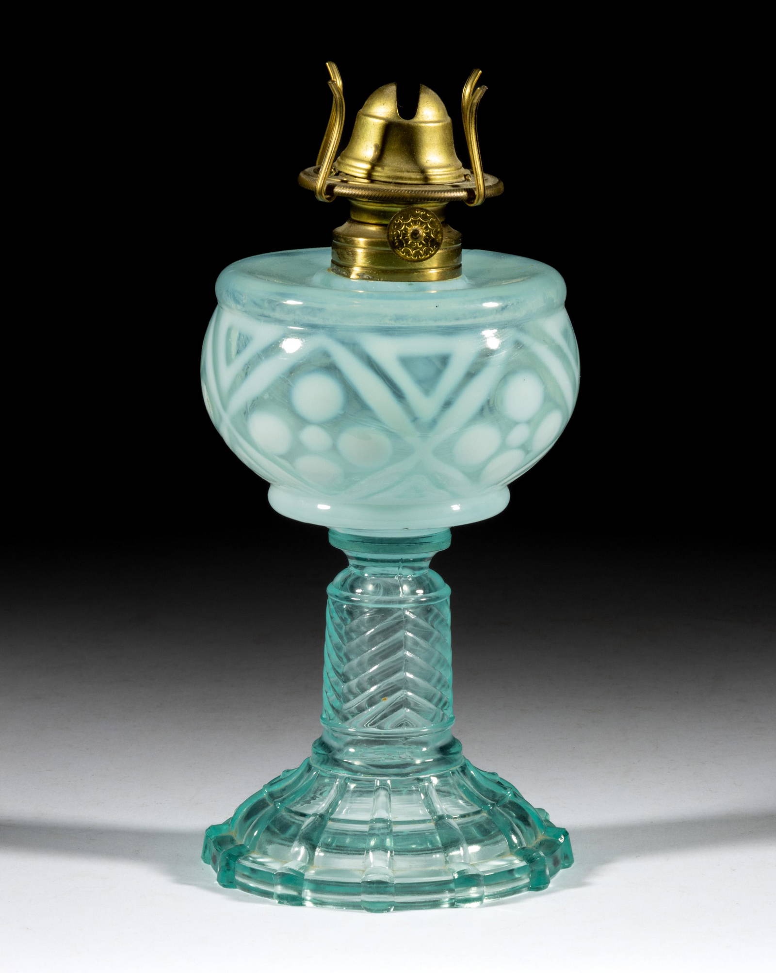 MIX AND MATCH - DIAMOND COINSPOT KEROSENE STAND LAMP (#1181) on Mar 24 ...