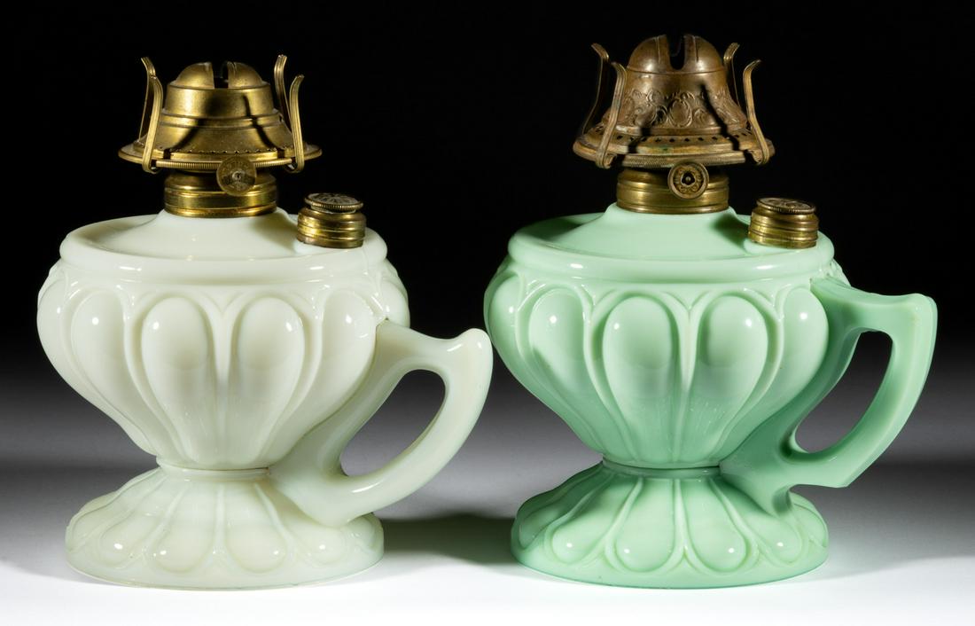 LOWELL LOOP KEROSENE FOOTED FINGER LAMPS, LOT OF TWO - Mar 24, 2023 ...