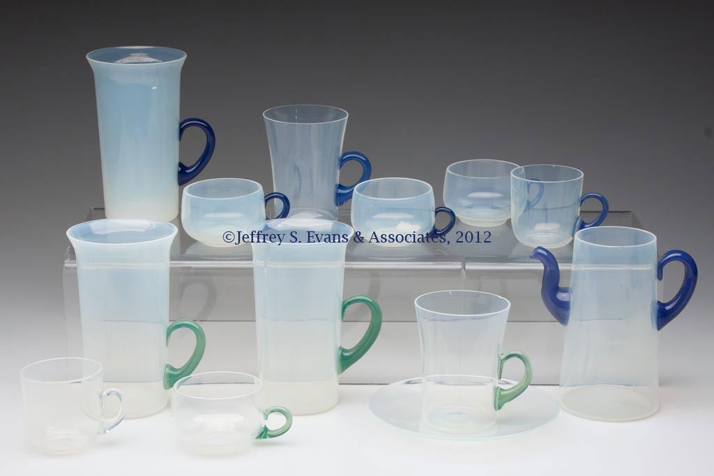 115: FRY ART GLASS ARTICLES, LOT OF 13