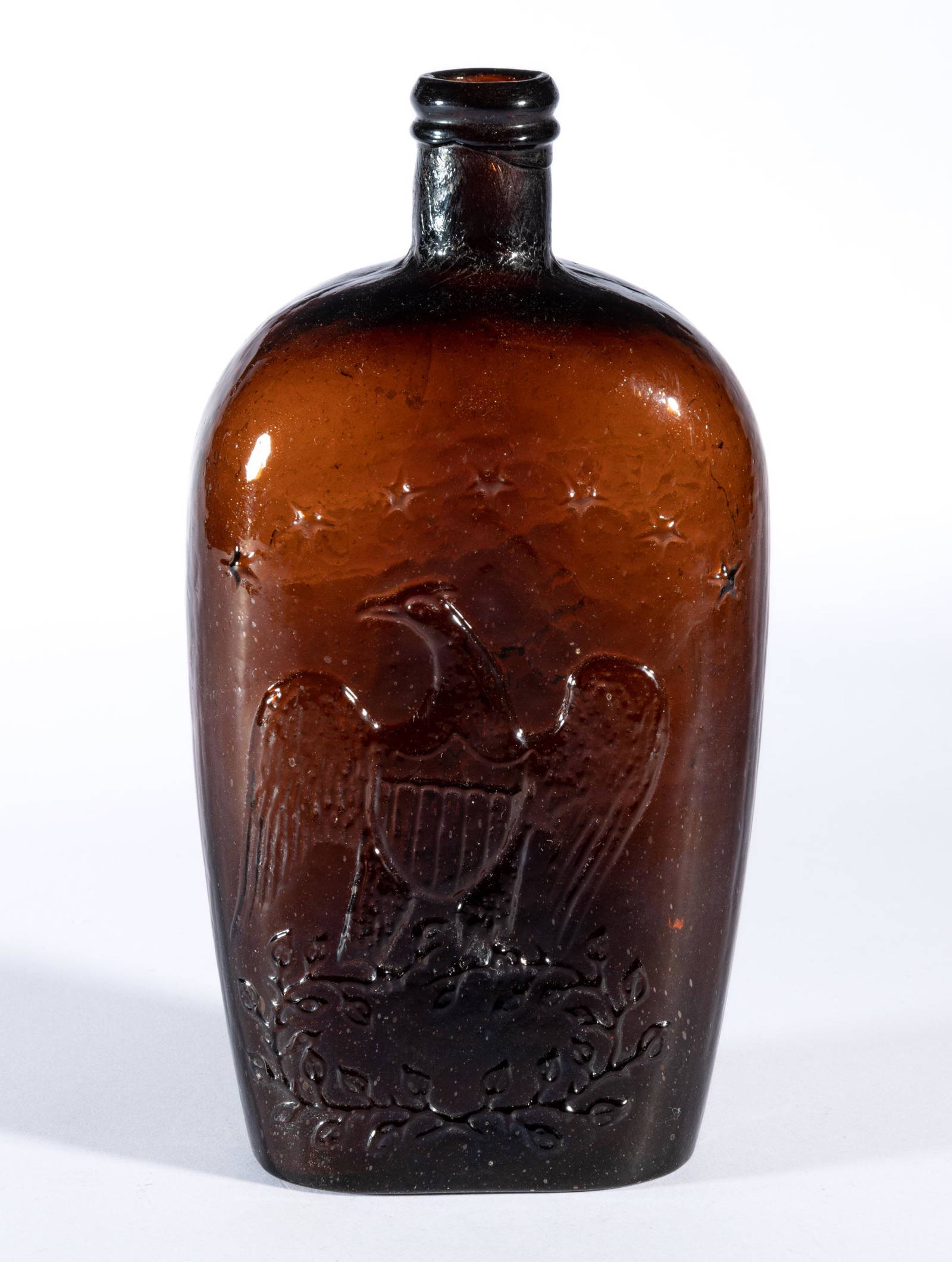 Blown Molded Gii 66 Pictorial Historical Flask Auction
