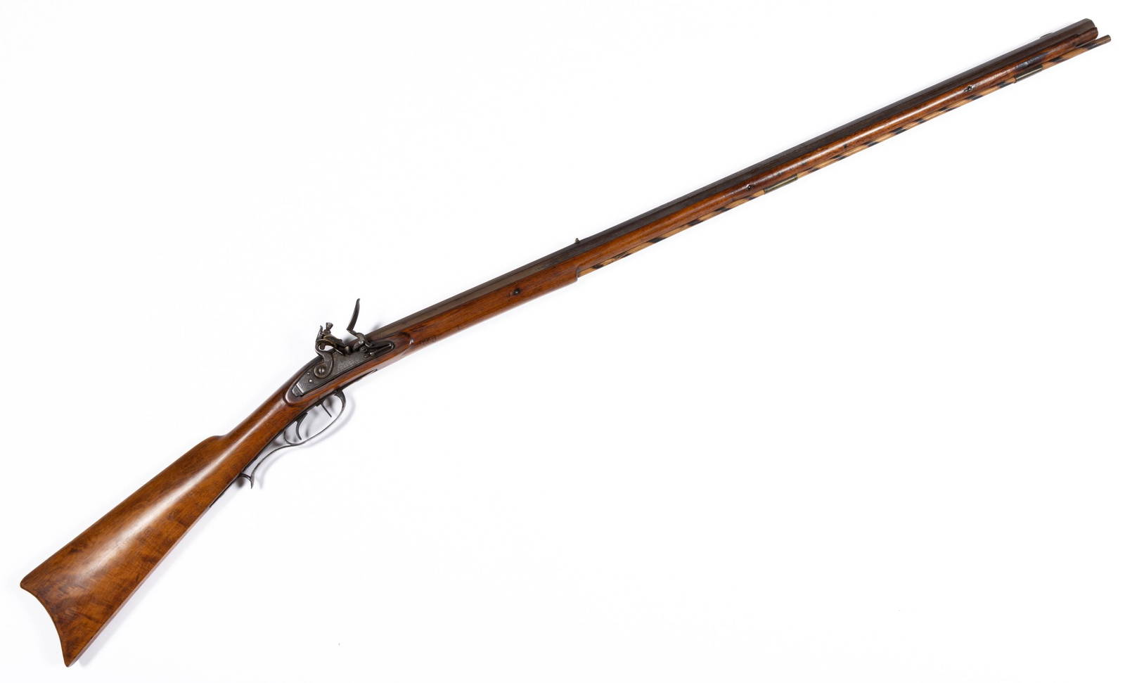 American Flintlock Kentucky-style Long Rifle Auction