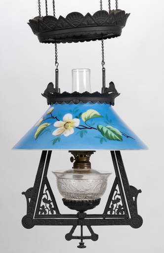Cast Iron George Bohner Hanging Extension Lamp